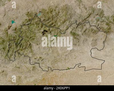 Tissemsilt, province of Algeria. Low resolution satellite map ...