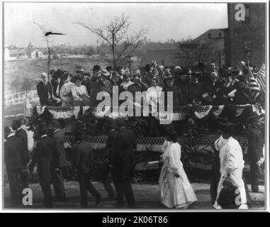 TUSKEGEE NORMAL SCHOOL,Alabama. A history lesson in progress about 1900 ...