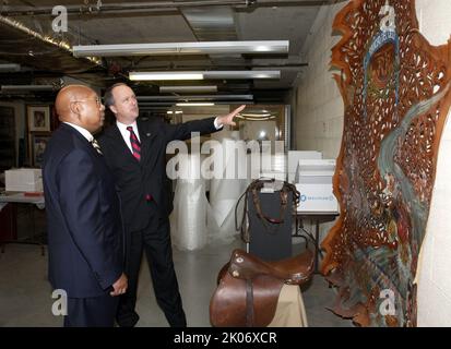 Visit of Secretary Alphonso Jackson and aides to New Orleans and Baton ...
