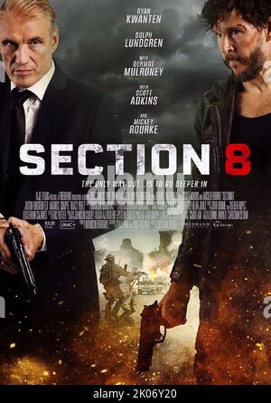 SECTION 8, (aka SECTION EIGHT), Dolph Lundgren, 2022. © RLJE Films ...