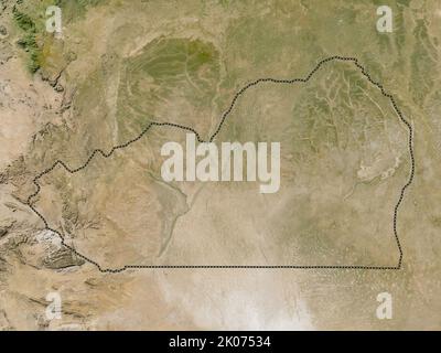 Cunene, province of Angola. Low resolution satellite map. Locations and ...