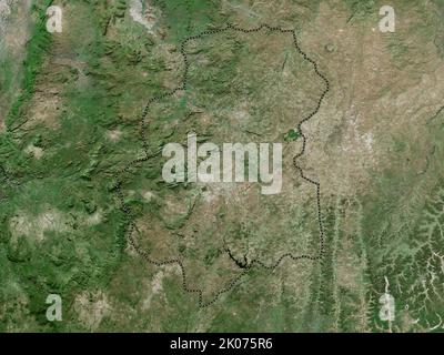 Luanda, province of Angola. High resolution satellite map. Locations of ...
