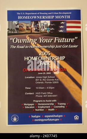 HUD Homeownership Month posters Stock Photo - Alamy