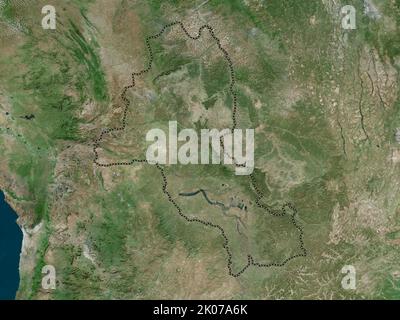 Malanje, province of Angola. High resolution satellite map. Locations ...
