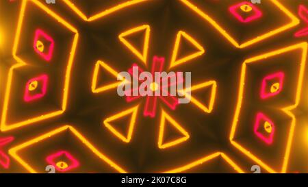 3D rendering of a colorful background with a kaleidoscope pattern Stock ...