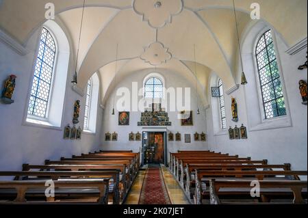 Pilgrimage church Frauenkapelle in Fischen, Allgaeu, Bavaria, Germany ...