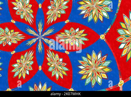 Najdi style inspired background, watercolor drawing Stock Photo - Alamy