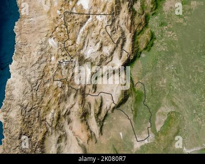 Catamarca, province of Argentina. Low resolution satellite map ...