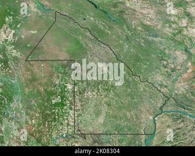 Chaco, province of Argentina. High resolution satellite map. Locations ...