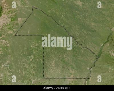 Chaco, province of Argentina. Low resolution satellite map. Locations ...