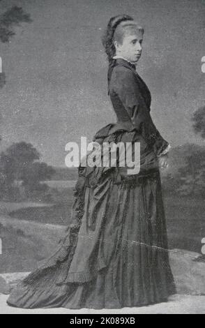 Queen Maria I of Portugal (1734-1816) in an 18th century painting Stock ...