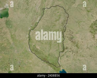 Entre Rios, province of Argentina. Low resolution satellite map ...