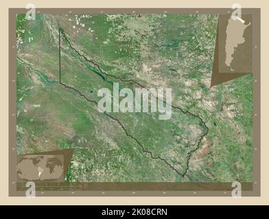 Formosa, province of Argentina. High resolution satellite map Stock ...