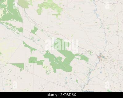 Formosa, province of Argentina. Open Street Map. Locations of major ...