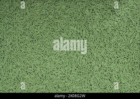 Cat litter, Green Litter sand texture, Cat litter sand background Stock ...