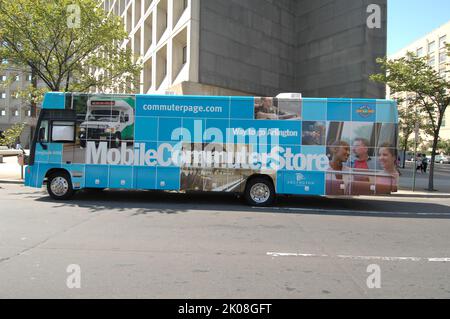 Commuter Bus in Front of HUD - Commuter bus in front of HUD ...
