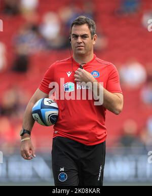 Bath Rugby head coach Johann van Graan ahead of the Gallagher PREM ...