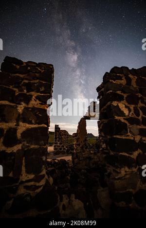 The Hotel Rockland at Night - Sasco Ruins Stock Photo - Alamy