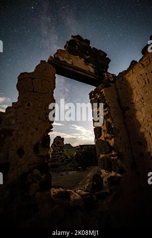 The Hotel Rockland at Night - Sasco Ruins Stock Photo - Alamy