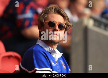 A Bath Rugby fan ahead of the Gallagher PREM match at The Recreation ...