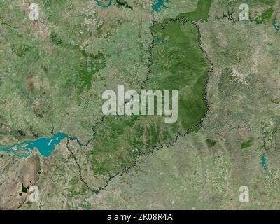 Misiones, province of Argentina. High resolution satellite map ...