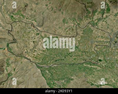 Armavir, province of Armenia. High resolution satellite map. Locations ...