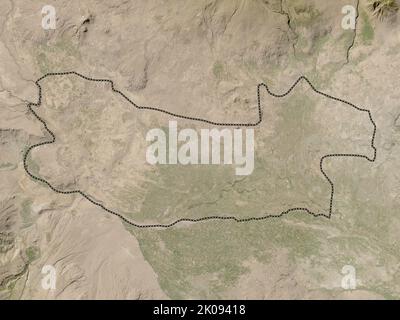 Armavir, province of Armenia. Low resolution satellite map. Locations ...