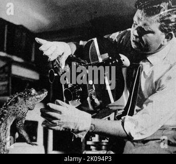 Newspaper article on The World of Pathe Pic. Dubbing mixer Trevor Pike ...