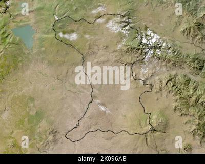 Shirak, province of Armenia. Low resolution satellite map. Locations ...