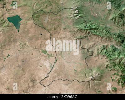Shirak, province of Armenia. High resolution satellite map. Locations ...