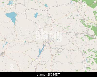 Shirak, province of Armenia. Open Street Map. Locations and names of ...