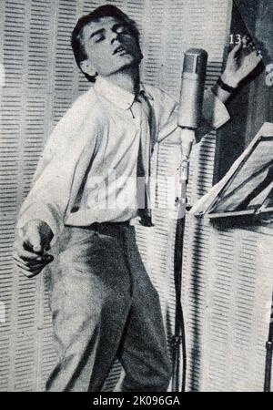 Actor and singer Adam Faith Stock Photo - Alamy