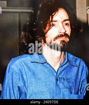 Charles Milles Manson (1934 - 2017) American criminal who led the ...