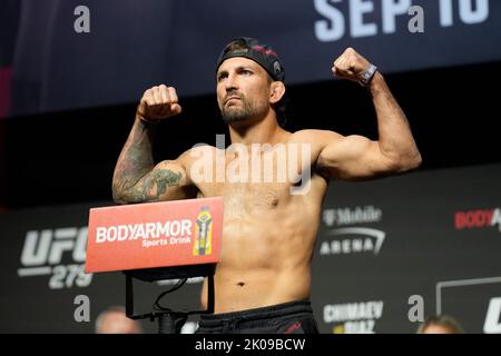 LAS VEGAS, NV - September 9: Chad Anheliger (L) and Alatenghelli (R ...