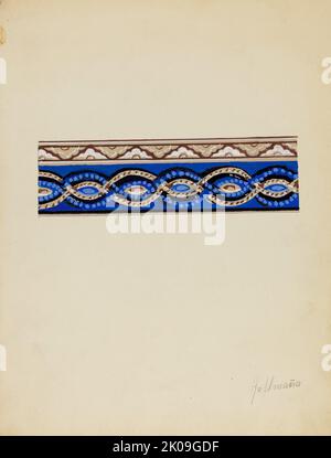 Wall Paper Border Design, c. 1936 Stock Photo - Alamy