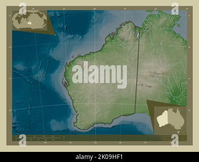 Map of Perth City in Australia Stock Photo - Alamy