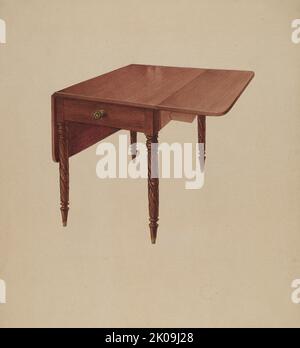 Dining Table, 1936 Stock Photo - Alamy