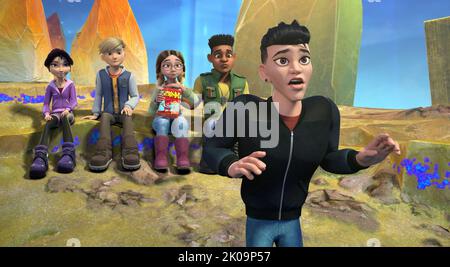 DRAGONS: THE NINE REALMS, from left: Tom Kullersen (voice: Jeremy Shada ...