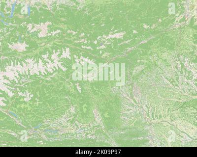 Steiermark, state of Austria. Open Street Map Stock Photo - Alamy