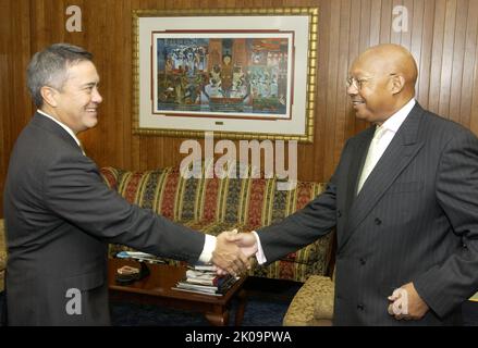 Secretary Alphonso Jackson with Guam Governor Felix Camacho - Secretary ...