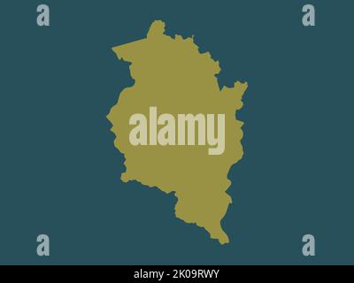 Vorarlberg, state of Austria. Solid color shape. Locations and names of ...