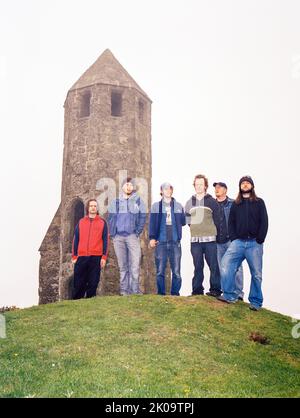 The Bees band photographed at St Catherine's Oratory 9th May 2004 ...