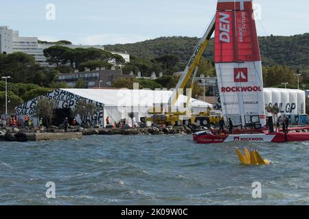 September 10th 2022 Saint-Tropez, France / Port de Saint-Tropez SAIL GP ...