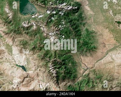Kalbajar-Lachin, region of Azerbaijan. High resolution satellite map ...
