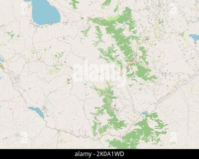 Kalbajar-Lachin, region of Azerbaijan. Open Street Map. Corner ...