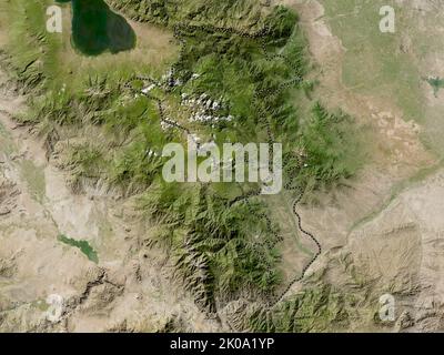Kalbajar-Lachin, region of Azerbaijan. Low resolution satellite map ...