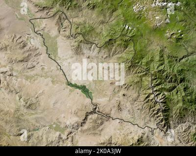 Nakhchivan, region of Azerbaijan. Low resolution satellite map ...