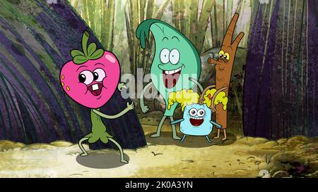 THE MIGHTY ONES, from left: Twig (voice: Josh Brener), Very Berry ...