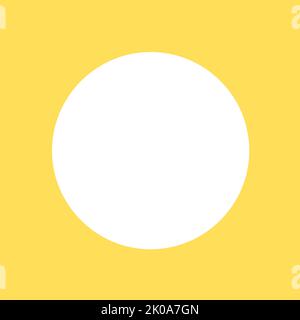 Very simple round border frame background Stock Photo - Alamy