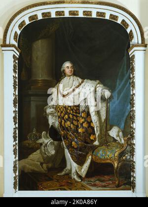This portrait of Louis XVI by Joseph-Siffrein Duplessis portrays the ...